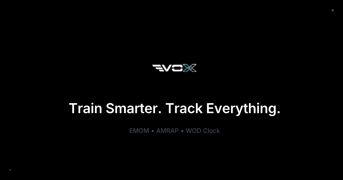Free WOD Generator - Random CrossFit Workouts | EVOX